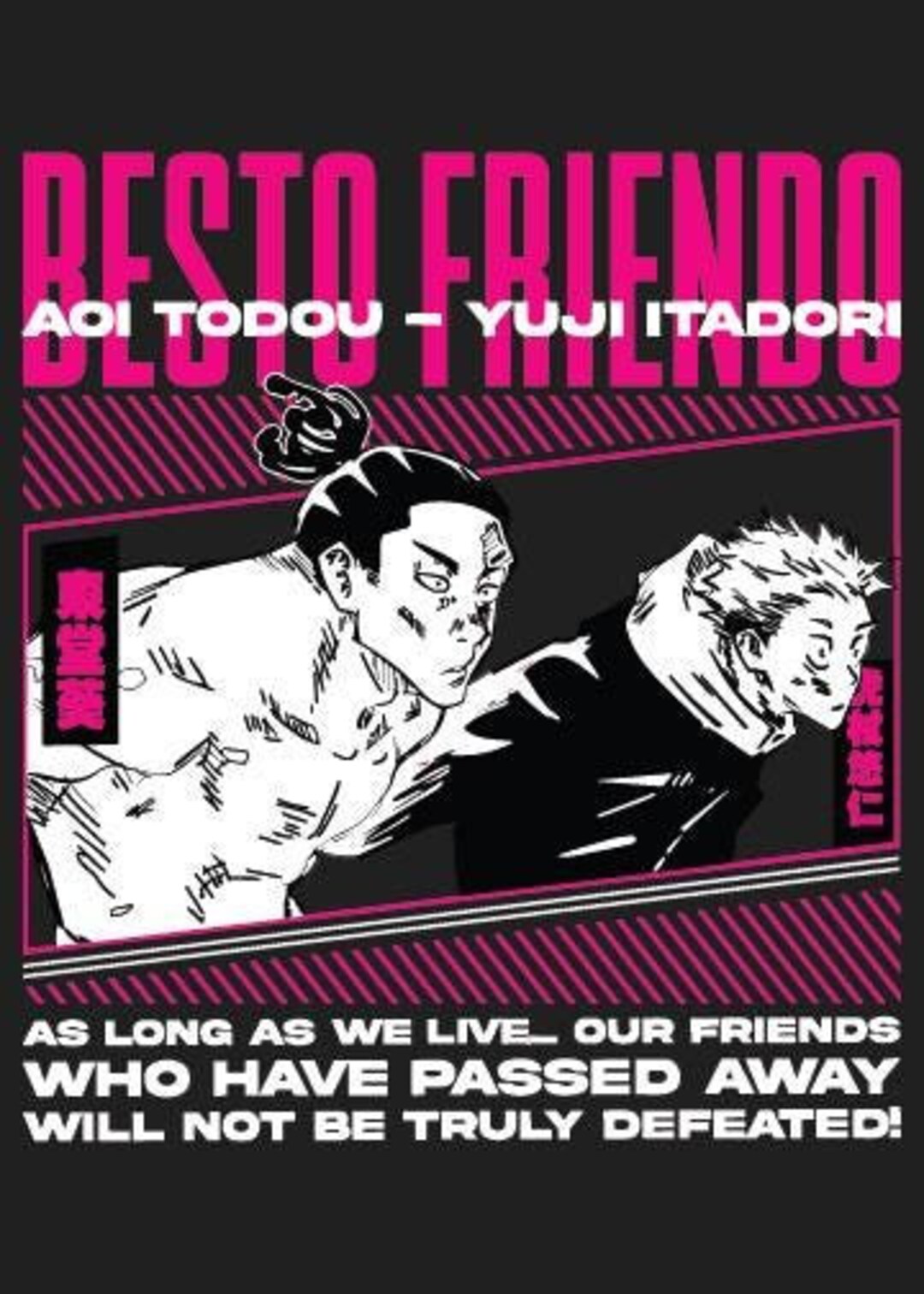 Yuji Itadori Poster | Jujutsu Kaisen Wall Art | Anime Room Decor | High ...