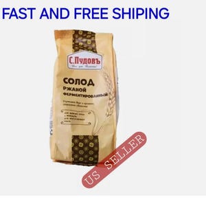 Rye Malt S.pudov 300 G Fermented Kvas Bread - Etsy