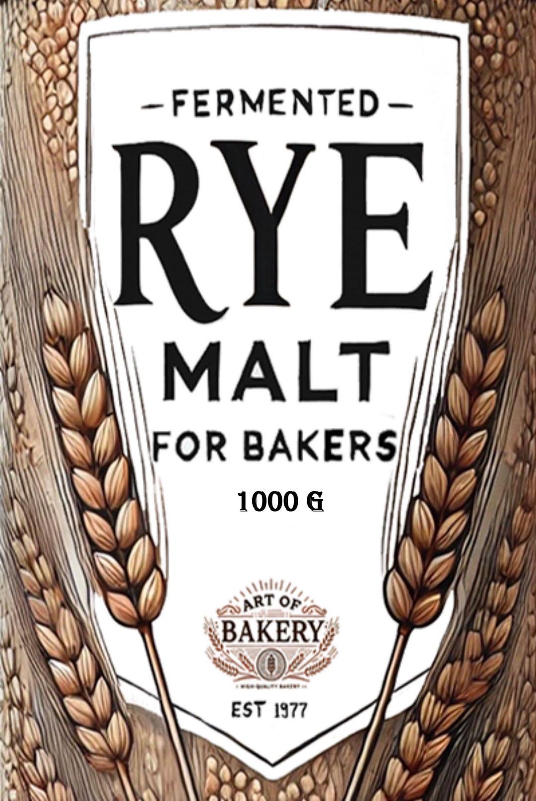 Rye Malt 1000g Farmers Fermented "art of Bakery" 100% ORGANIC - Etsy