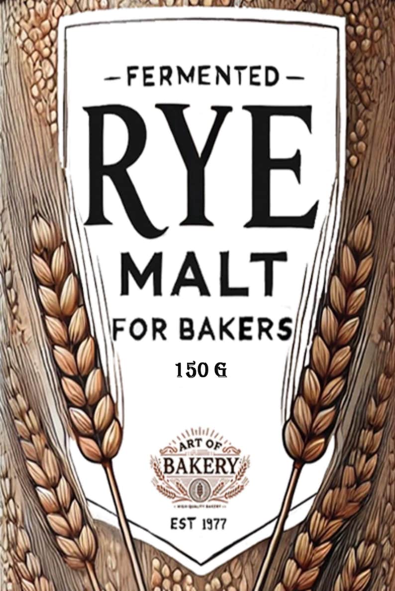 Rye Malt 150g Farmers Fermented 'art of Bakery' 100% ORGANIC - Etsy