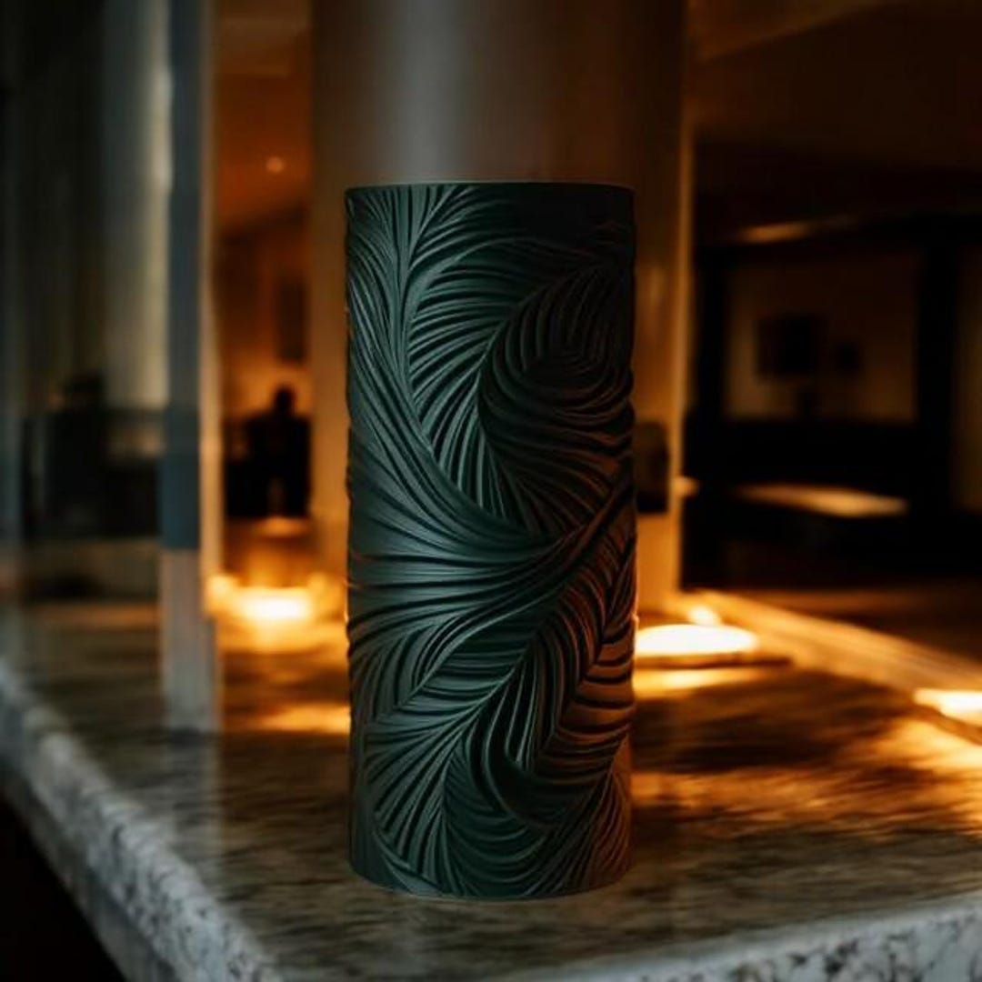 Nature-inspired 3D Printed Centerpiece With Dried Flowers, Modern ...