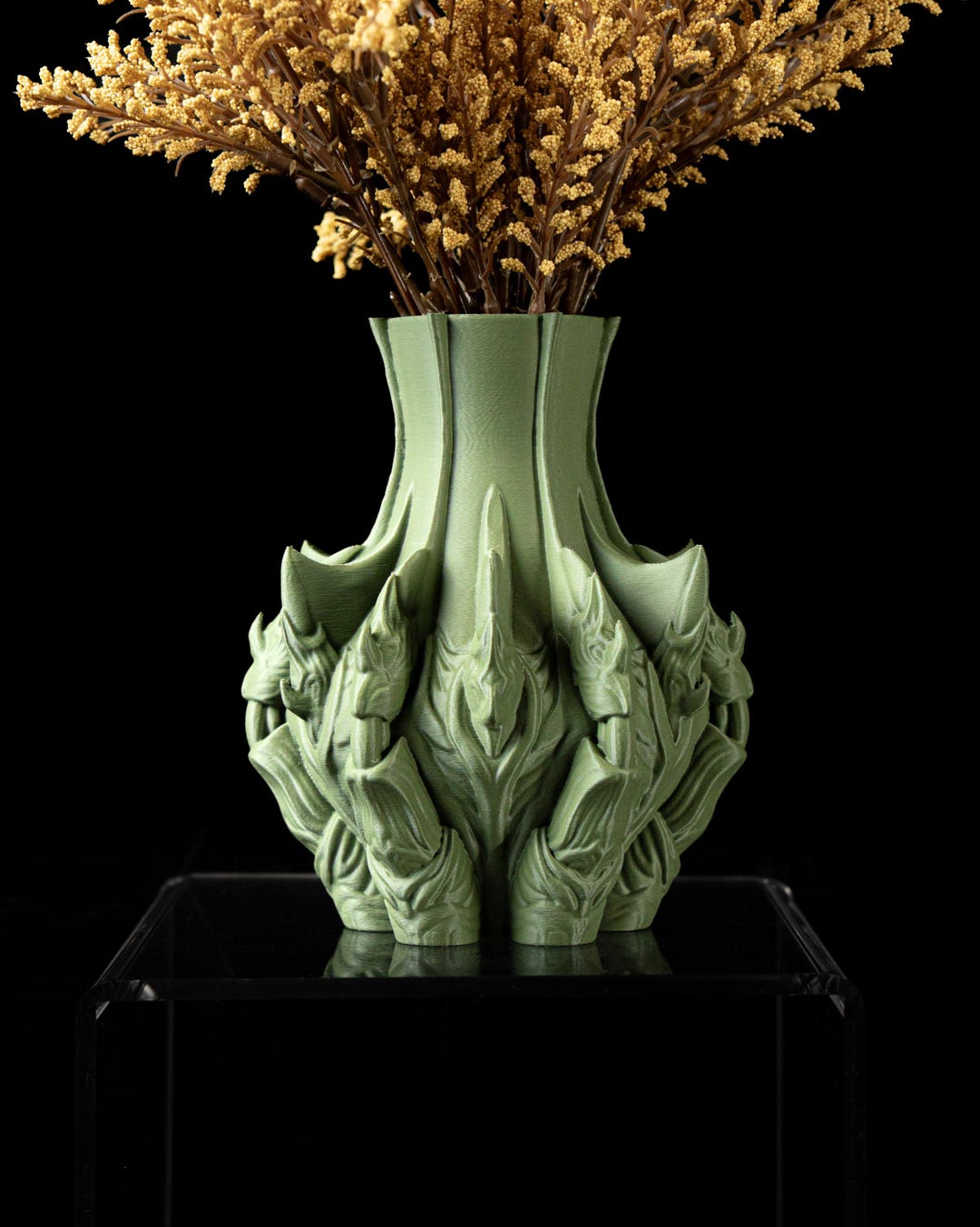 Black Claw Vase - Gothic Home Decor, Fantasy, Dragons, Dark, Nature ...