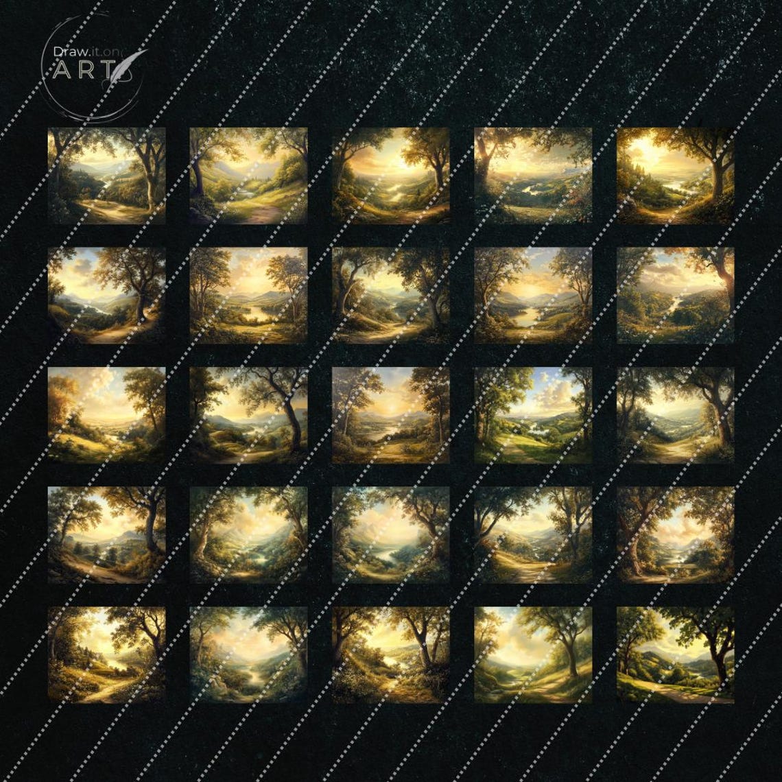 50 Old Master Backgrounds, Studio Backdrop, Studio Overlays, Digital ...