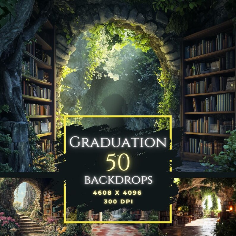 50 Graduation Backdrops, Backdrop Overlays for Photographers, Nature ...