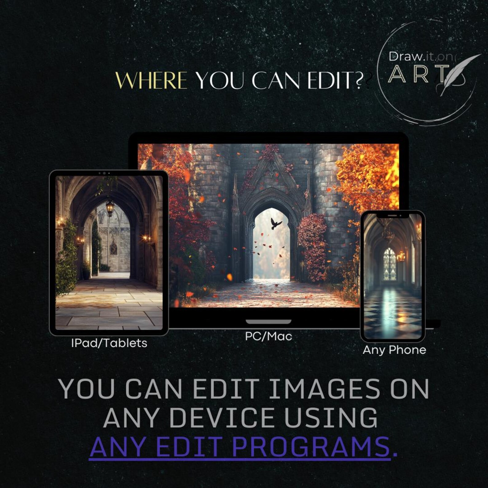 50 Medieval Castle Backdrops, Medieval Backdrops, Photography ...