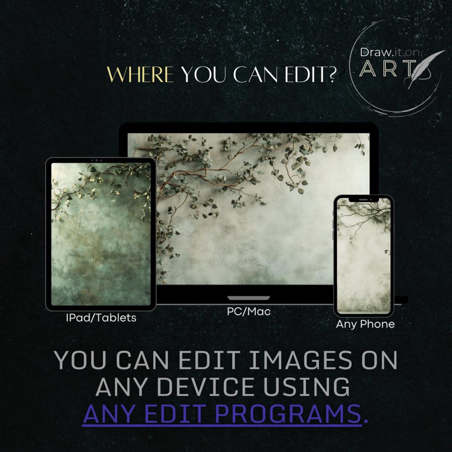 100 Old Master Backgrounds, Studio Backdrop, Studio Overlays, Digital ...