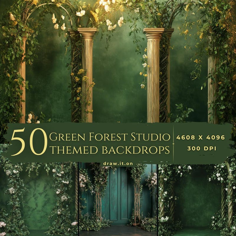 Forest Backdrop - Etsy