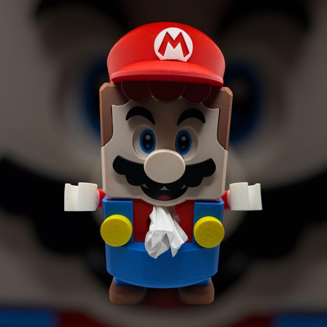 Super Mario Tissue Box Mario" This Mario Comes With a Controller Holder ...