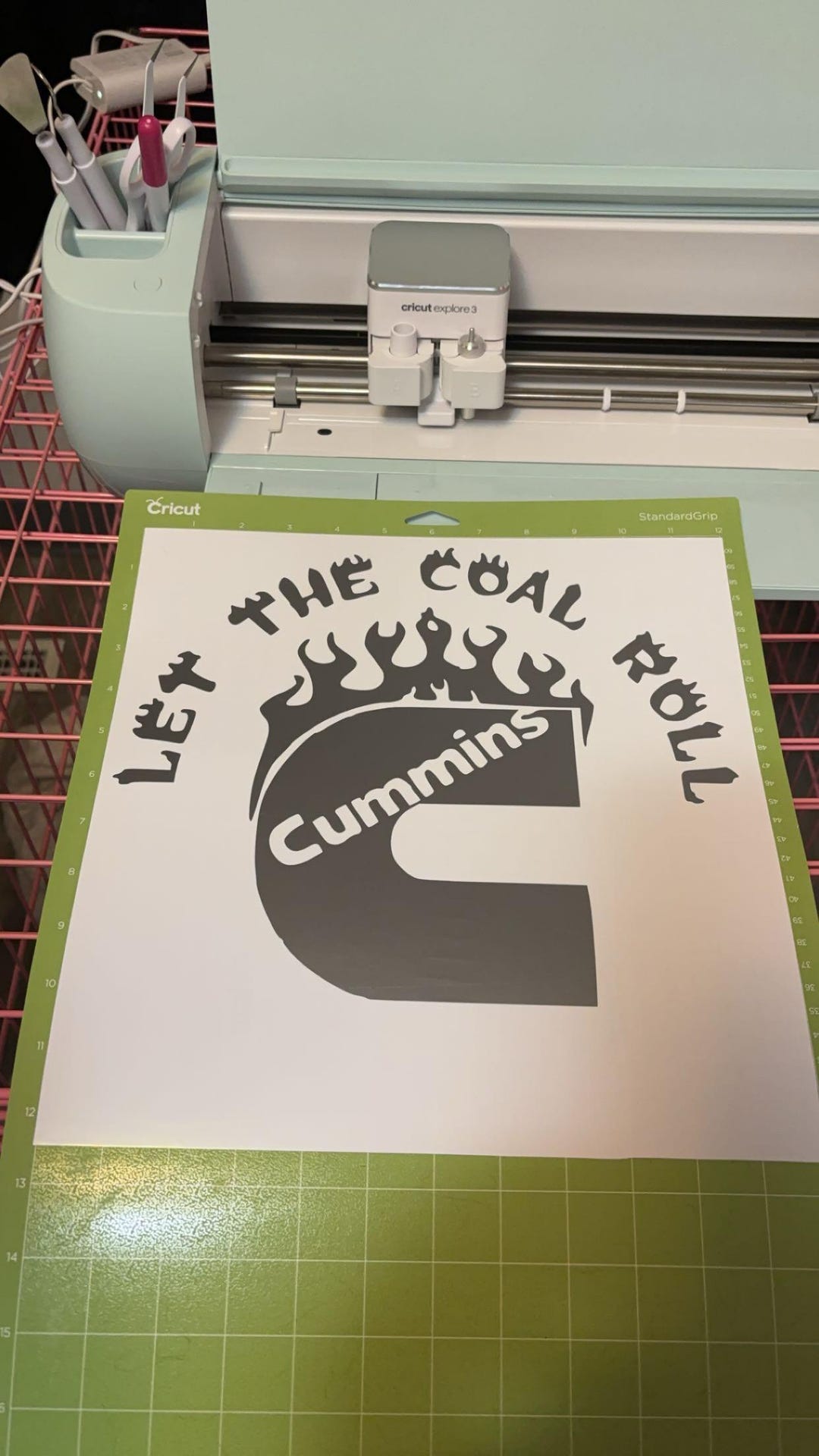 Cummins Sticker coal Roll - Etsy
