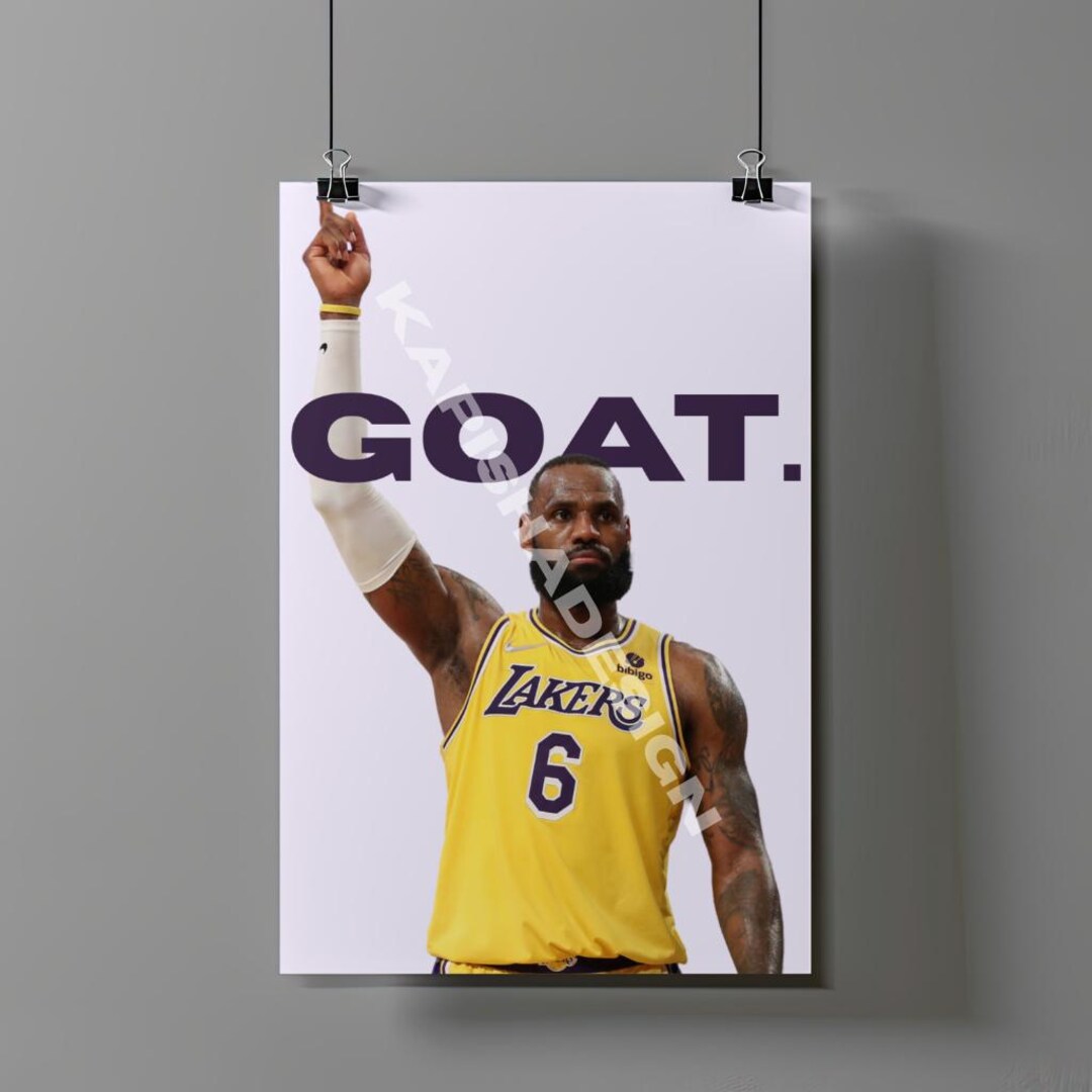 Lebron James Poster, Basketball, NBA Poster, Sports Poster, Lakers ...