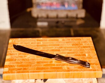 Ash and Black Walnut End Grain Brick Pattern Cutting Board - Etsy