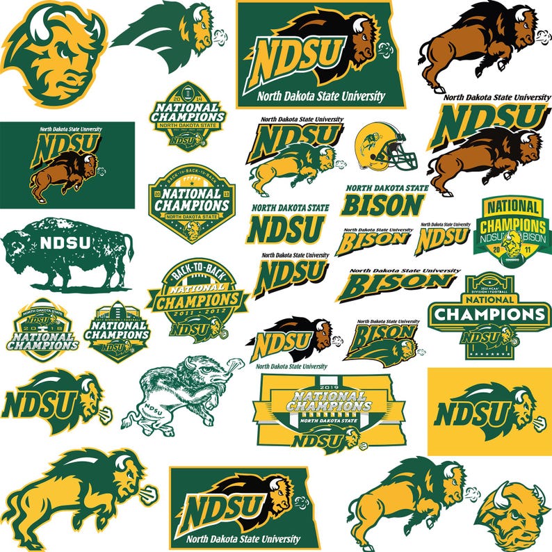 North Dakota State SVG, University SVG, Bison SVG, Game Day, Basketball ...