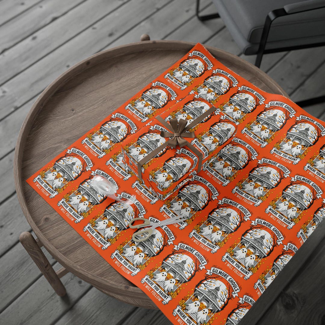 Where You Haunt I Will Follow Gilmore Girls Wrapping Paper - Etsy