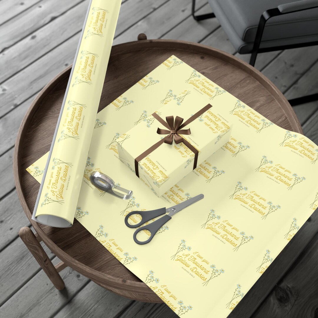 Gilmore Girls A Thousand Yellow Daisies Wrapping Paper - Etsy