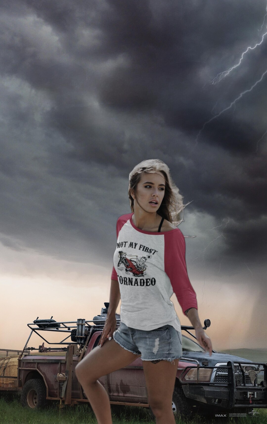 Not My First Tornado Twisters Baseball Tee - Unisex 3/4 Sleeve - Etsy
