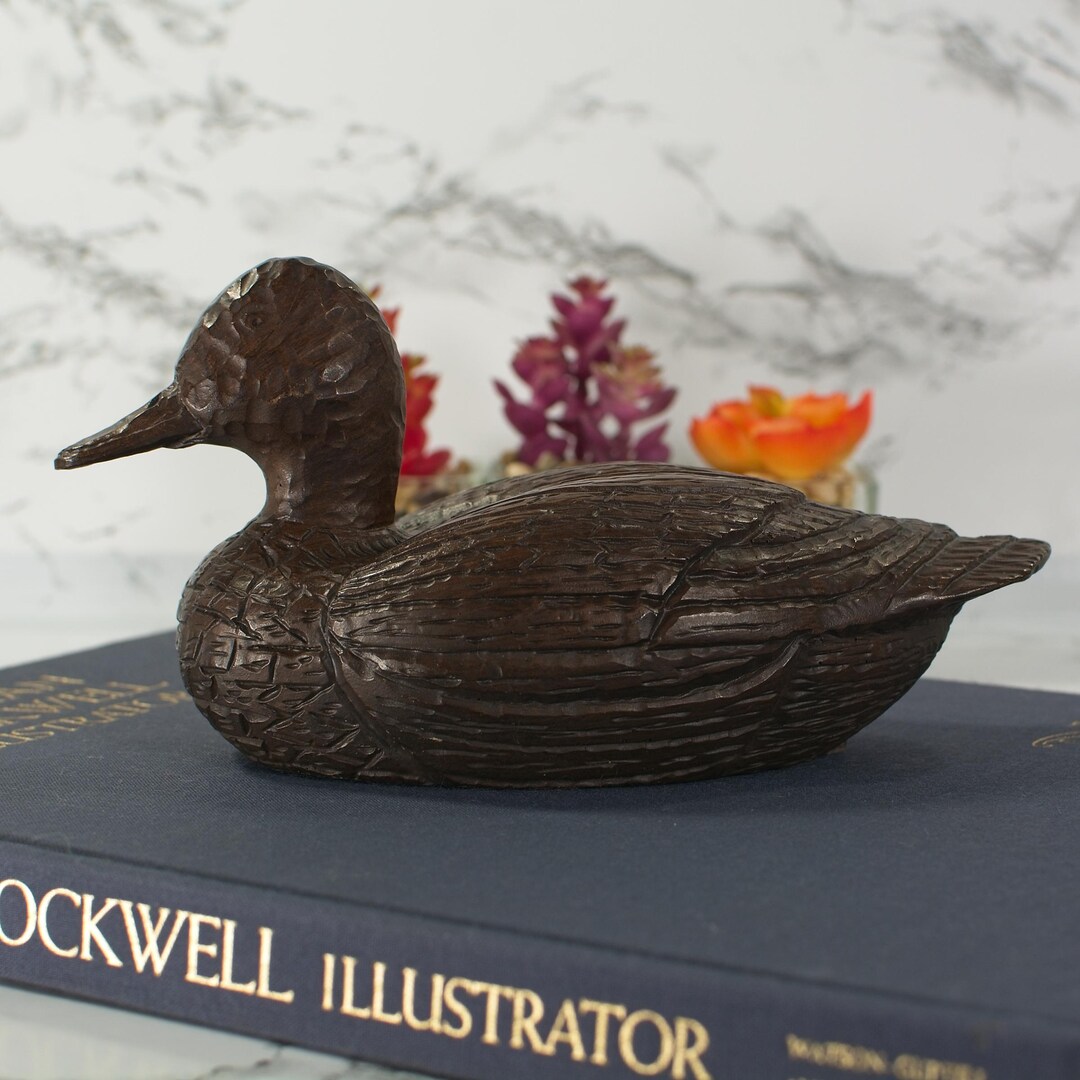 Red Mill Mallard Duck Decoy Sculpture Handcrafted USA - Etsy