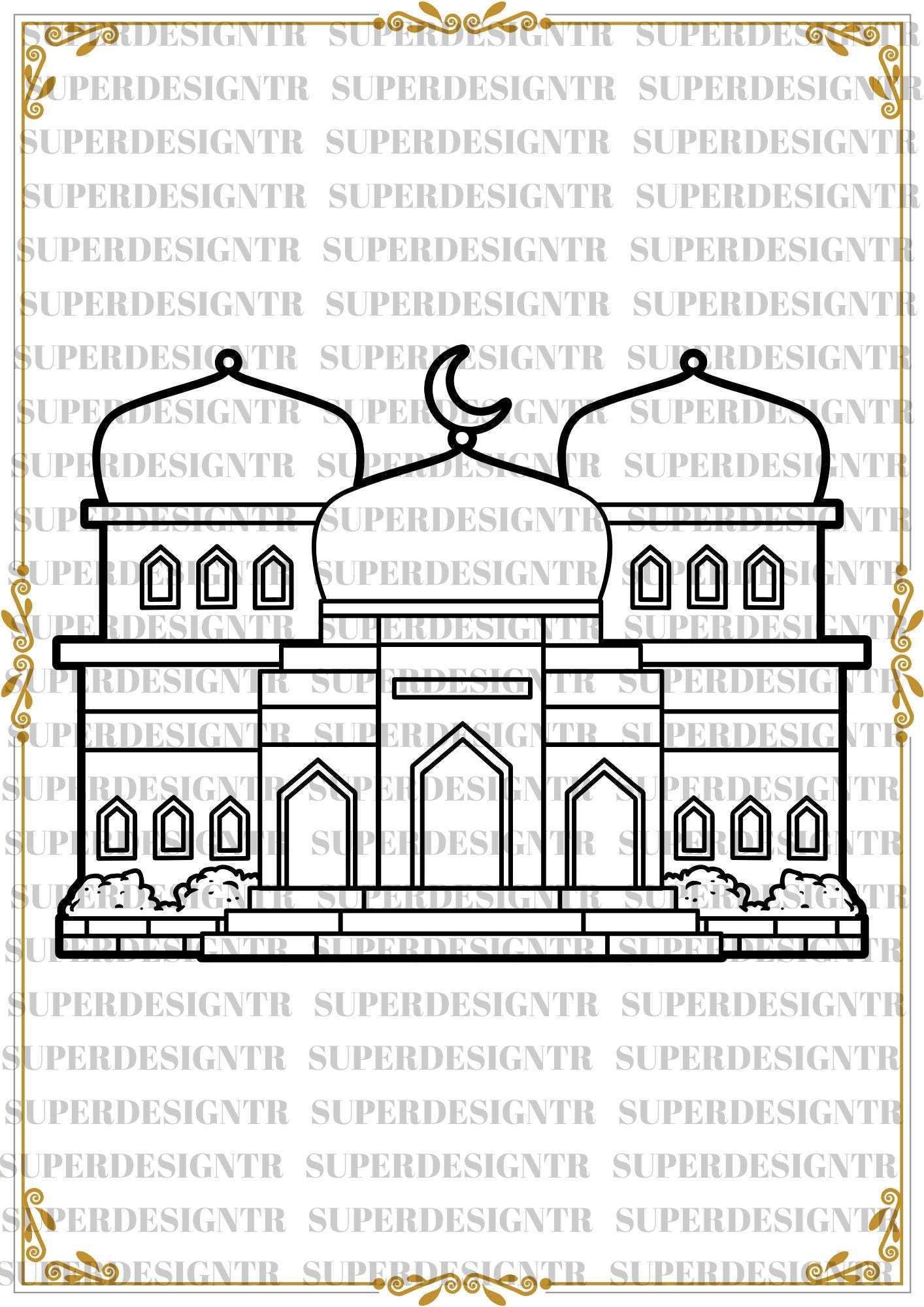 25 Ramadan Coloring Pages for Kids, Eid Coloring Pages, Islamic ...