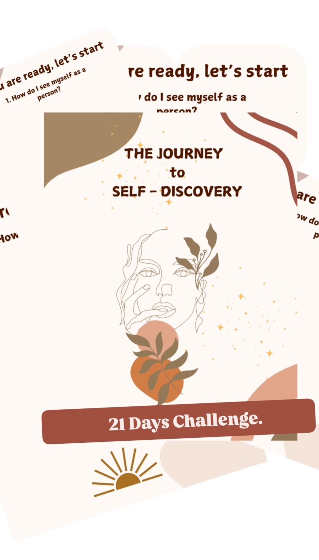 Transform Your Mindset Printable Boho Planner for 21 Days of Self ...