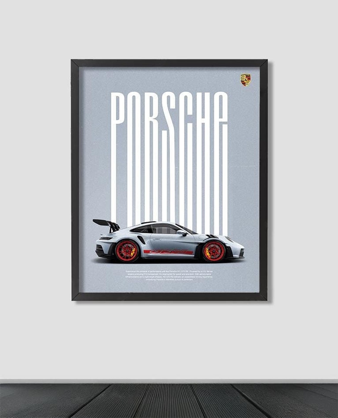 Porsche 911 GT3 RS Poster, Supercar Wall Art, GT3 RS Poster, Porsche ...