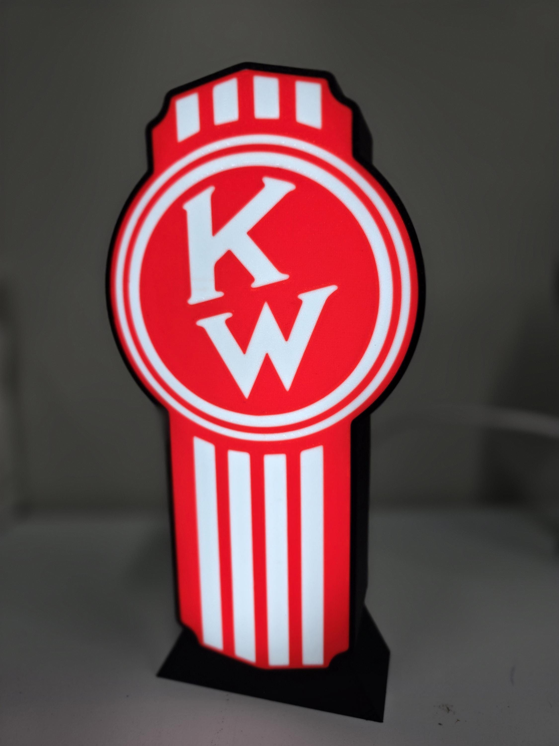 Kenworth Retro Vintage Logo Truck Led Light Box 3d Printed - Etsy
