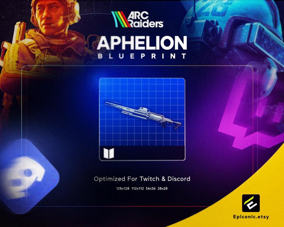 Aphelion Blueprint Animated Emote Arc Raiders | Twitch, Discord ...
