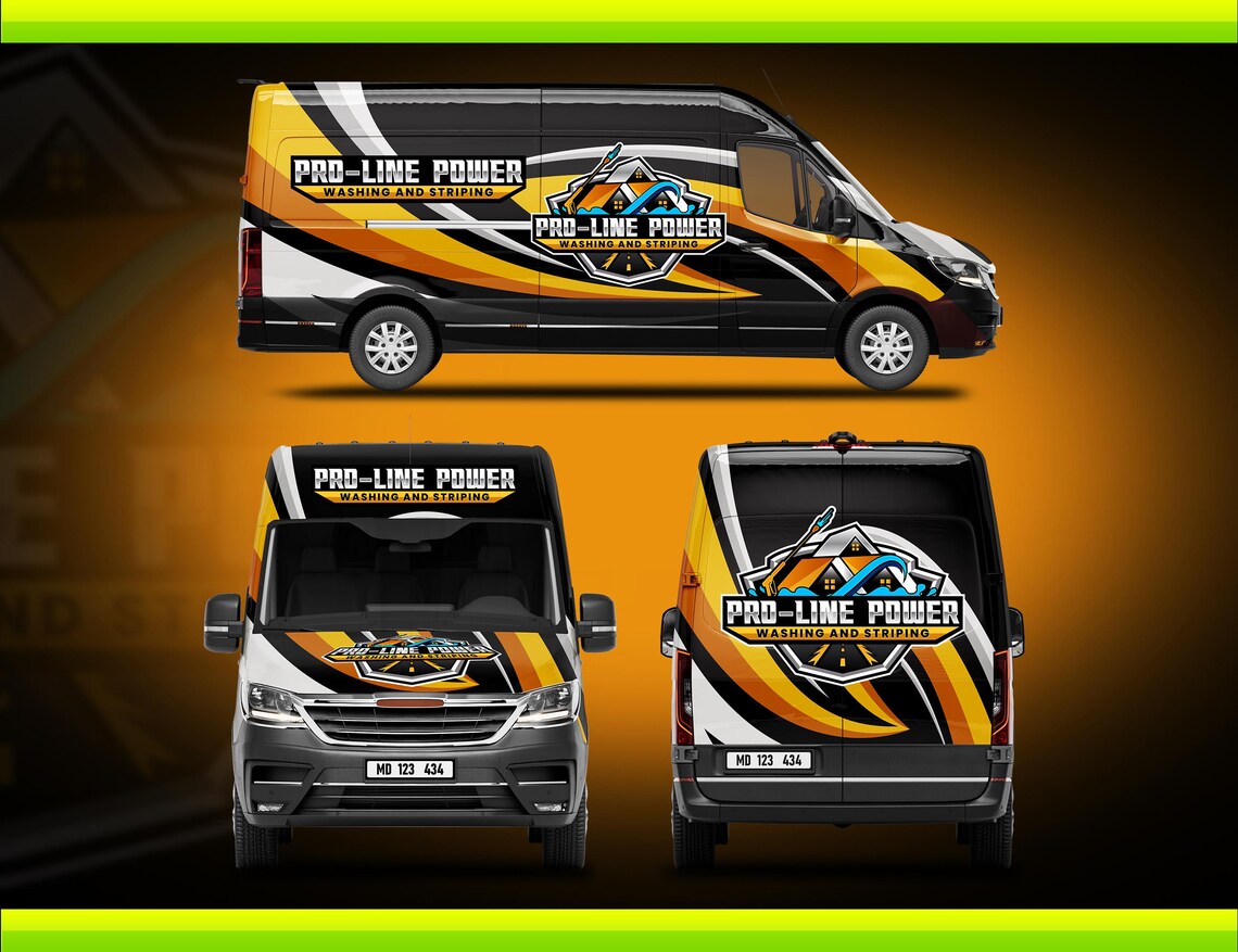 Custom Pressure Washing Logo Design: Modern Cleaning Business Branding ...