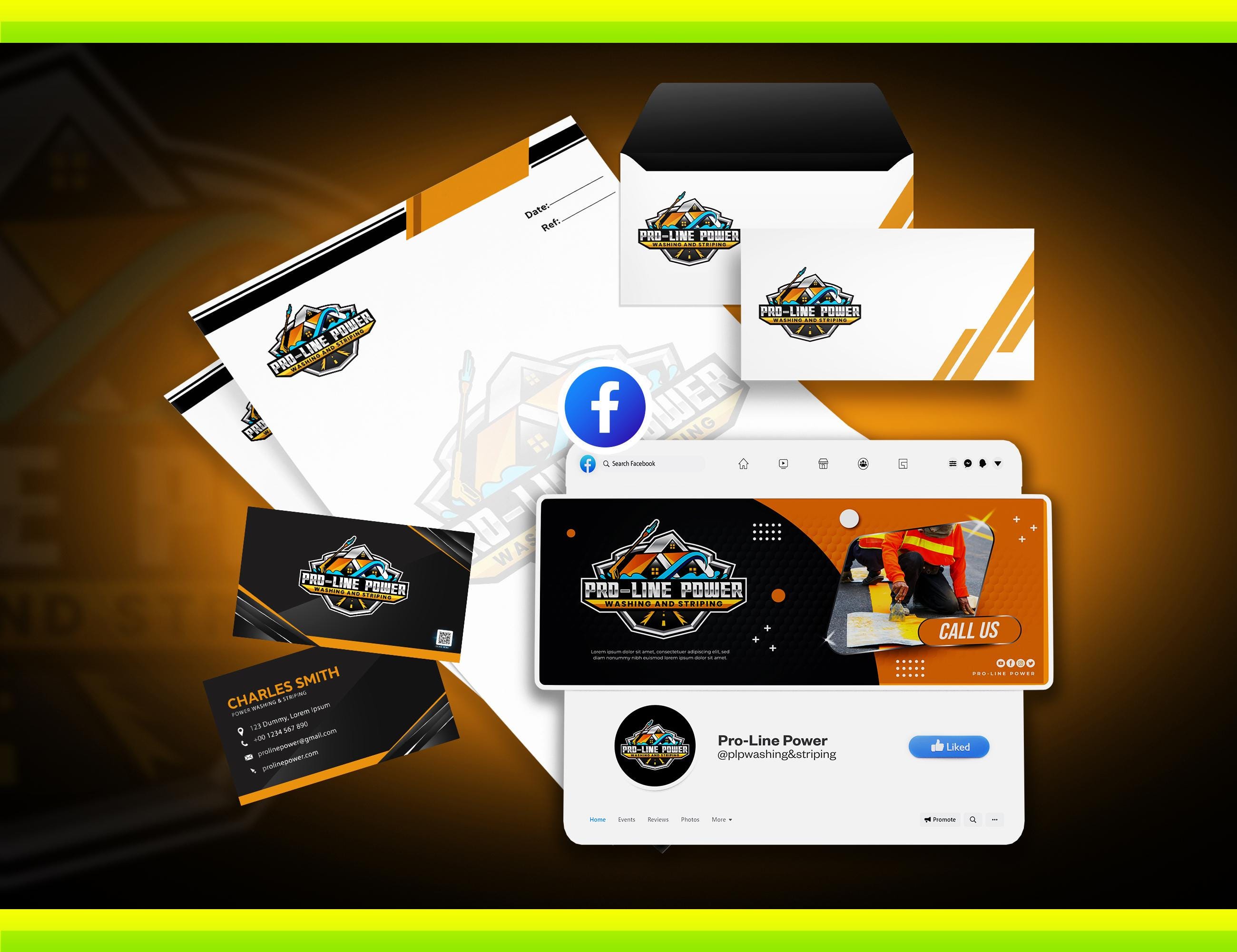 Custom Pressure Washing Logo Design: Modern Cleaning Business Branding ...