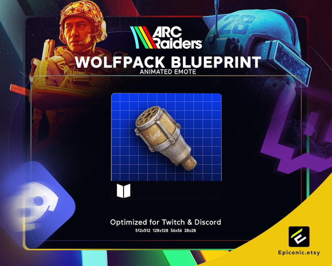 Wolfpack Blueprint Animated Emote Arc Raiders Twitch, Discord, Youtube ...