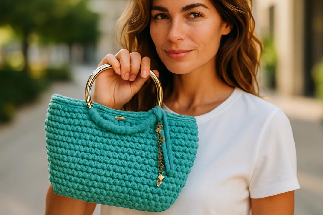 Vibrant Green Mini Bag - Etsy