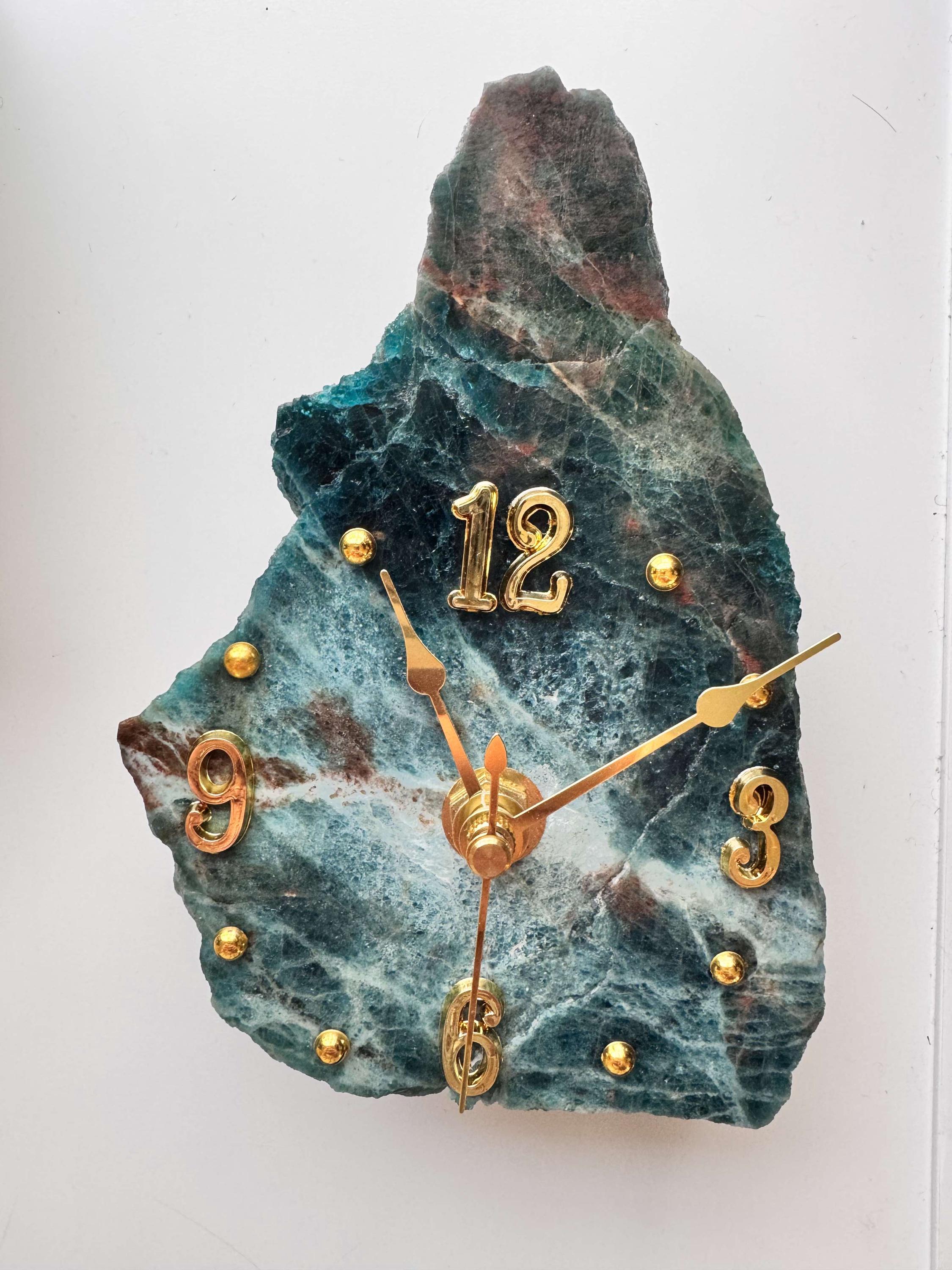 Natural Stone Clock - Etsy