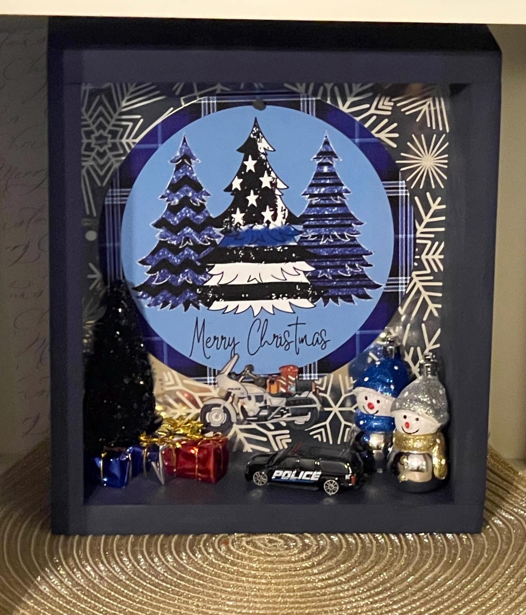 Police Shadow Box - Etsy