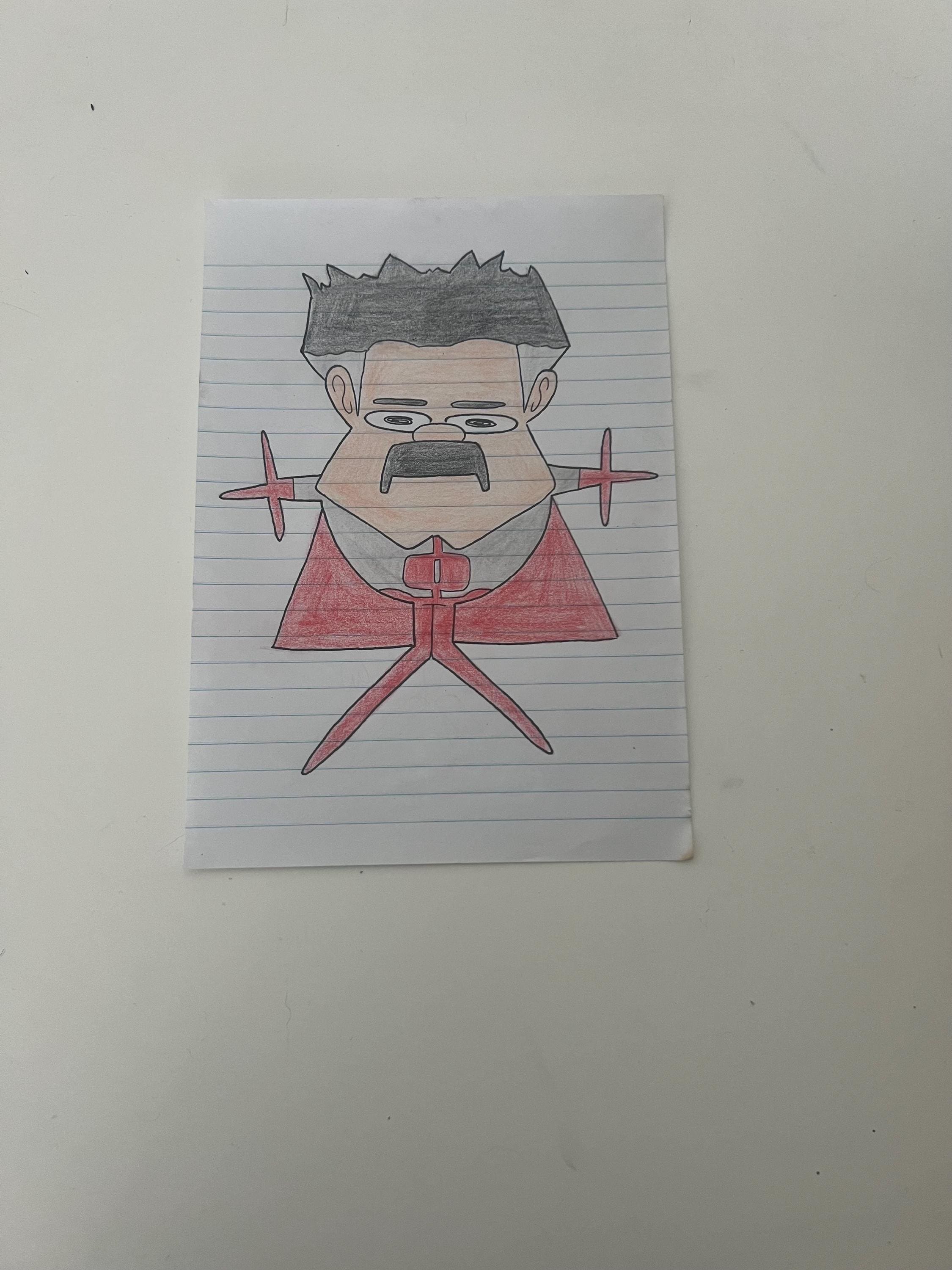 Omni Man Drawing - Etsy