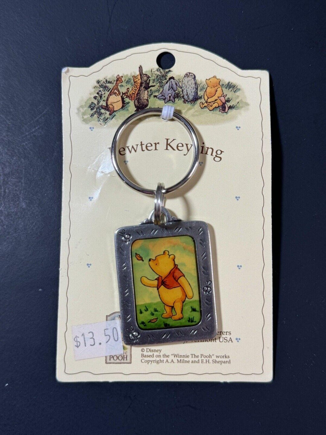 Danforth Pewter Hand Cast Fine Pewter Disney Winnie the Pooh Keychain ...