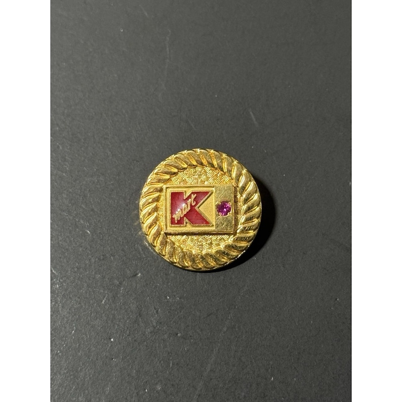 Vintage Kmart Department Store Employee Badge Service Pin - Etsy