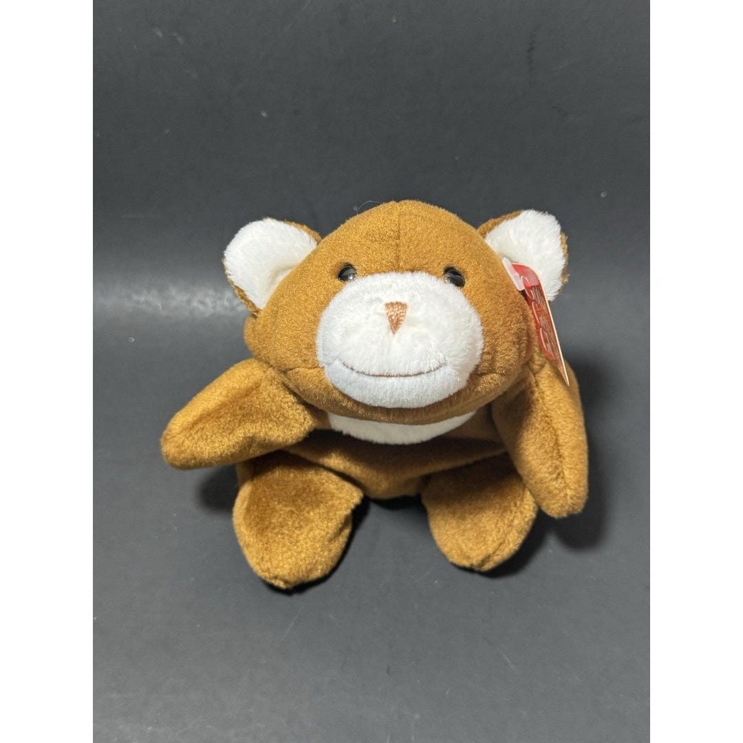 Gund 6" Baby Brown White Snuffy Bear Plush Snuffles - Etsy