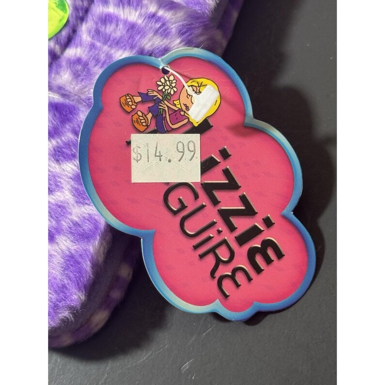 Vintage Applause Lizzie Mcguire Purple Fuzzy Plush Journal - Etsy