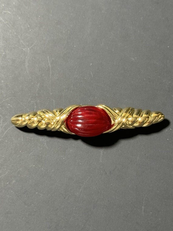 Vintage trifari cabochon brooches - Gem