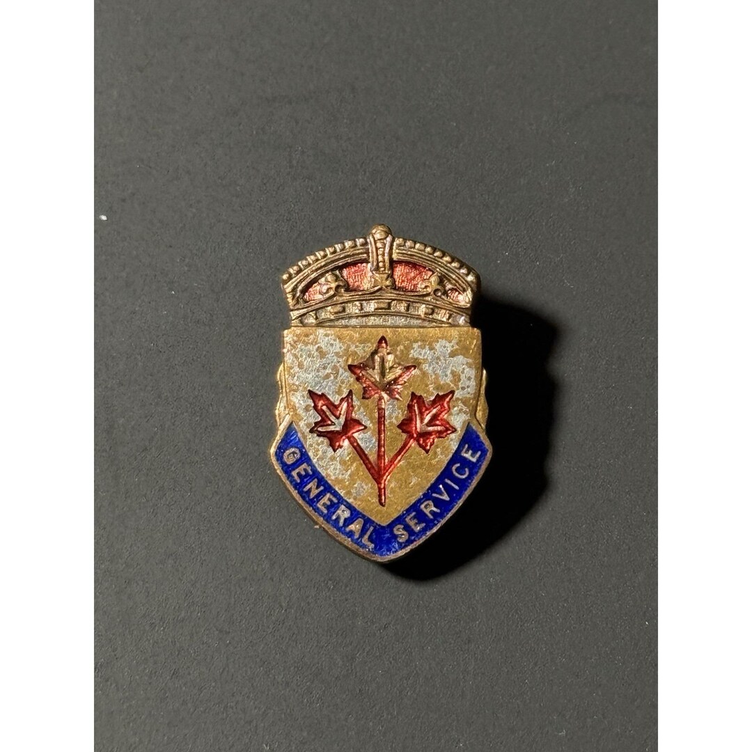 Vintage Canada WWII General Service Pin - Etsy