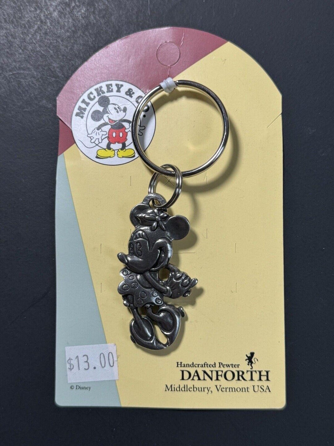 Danforth Pewter Disney Minnie Mouse Keychain - Etsy