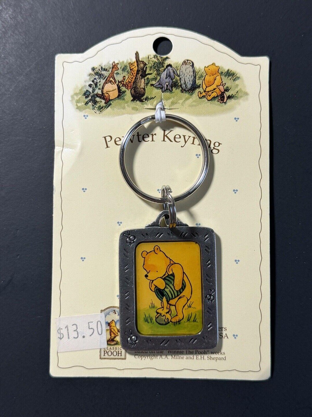 Danforth Pewter Hand Cast Fine Pewter Disney Winnie the Pooh Keychain ...