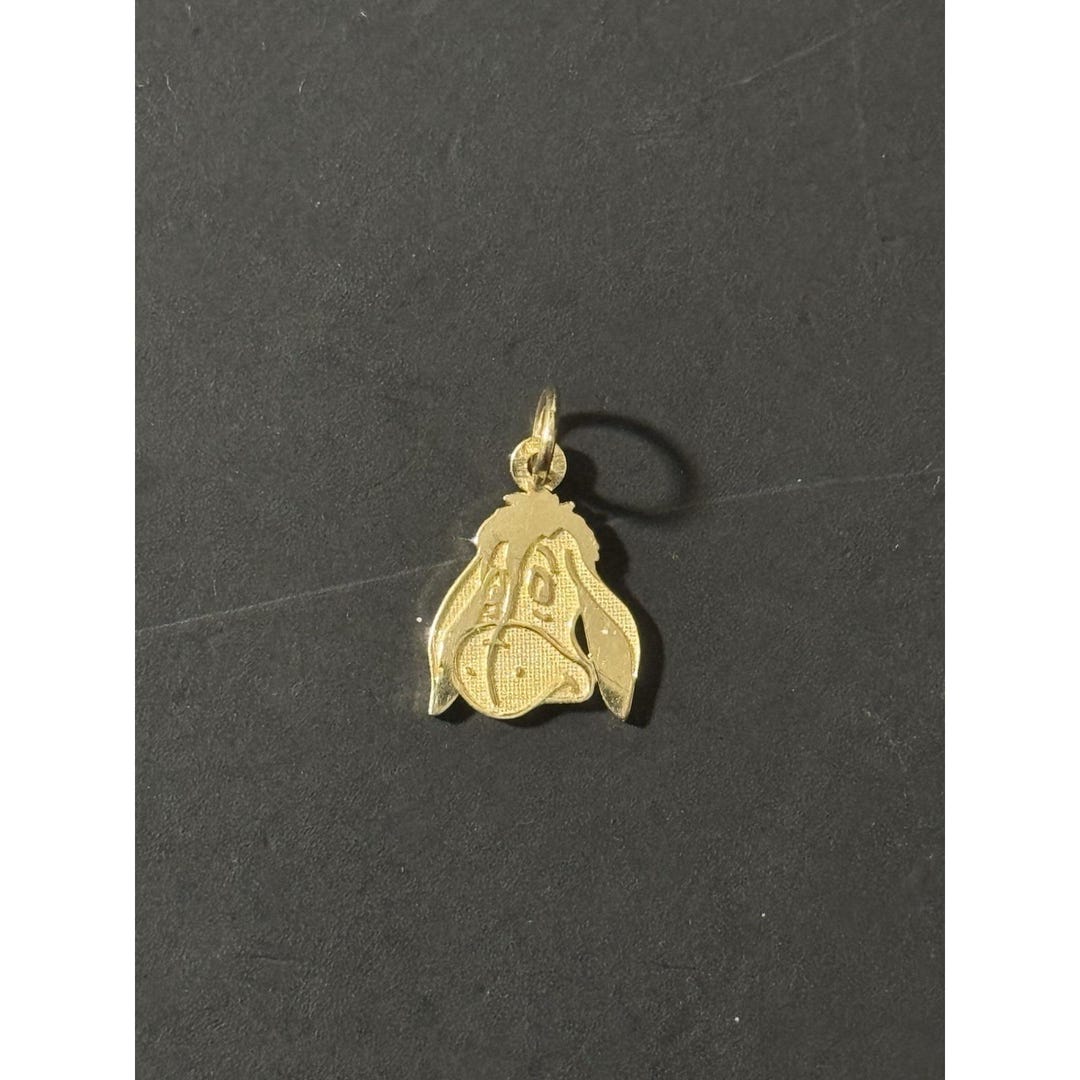 14k Yellow Gold Disney Eeyore Pendant Charm Winnie the Pooh - Etsy