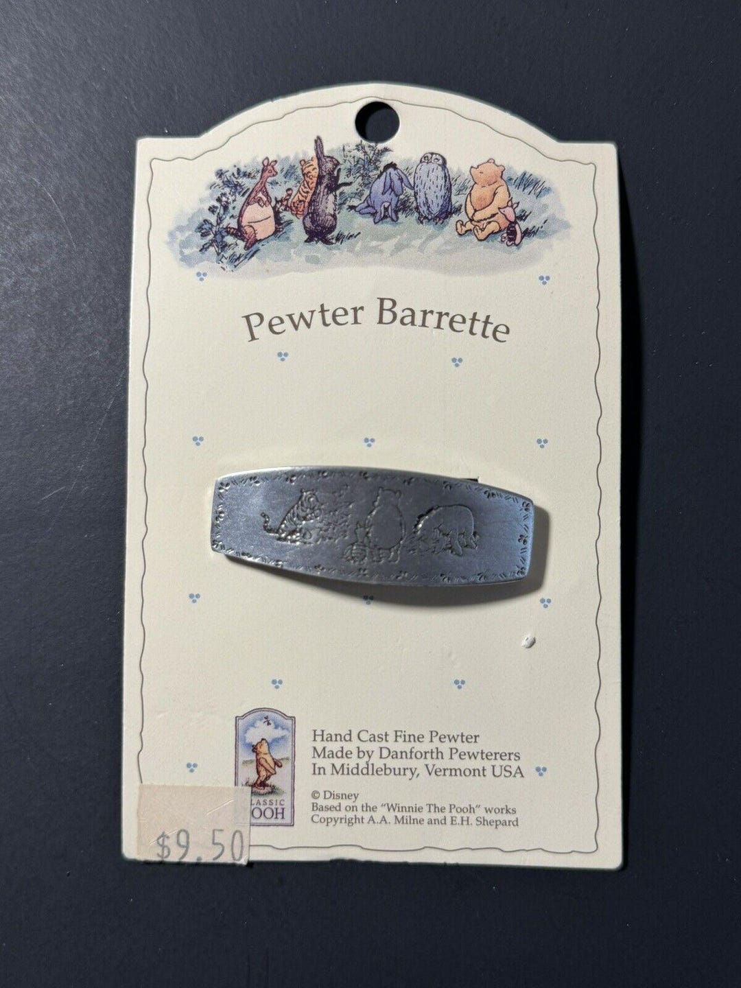 Danforth Pewterer Classic Pooh Hair Barrette - Etsy