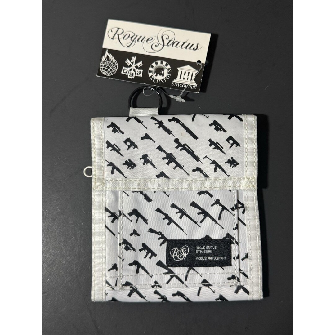 Y2K Rogue Status Gun Show White Wallet - Etsy