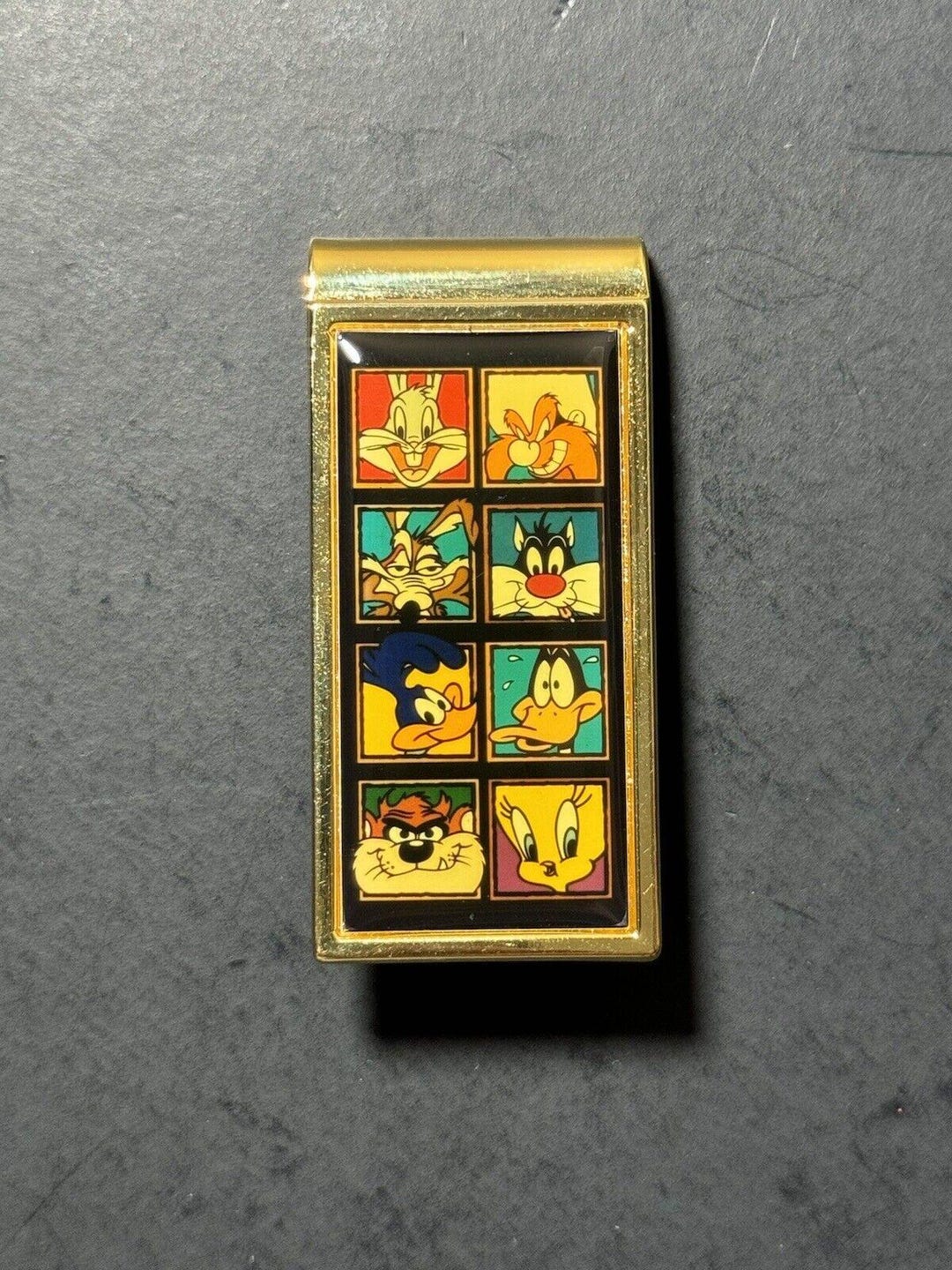 Vintage Warner Bros. Looney Tunes Characters Gold Tone Money Clip - Etsy