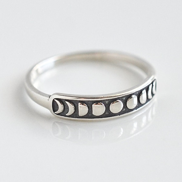 Moon Phase Ring - Etsy