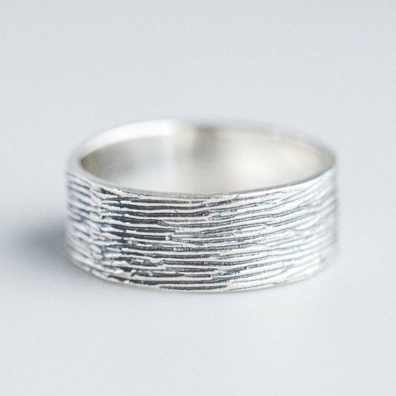 Tree Bark Ring - Etsy