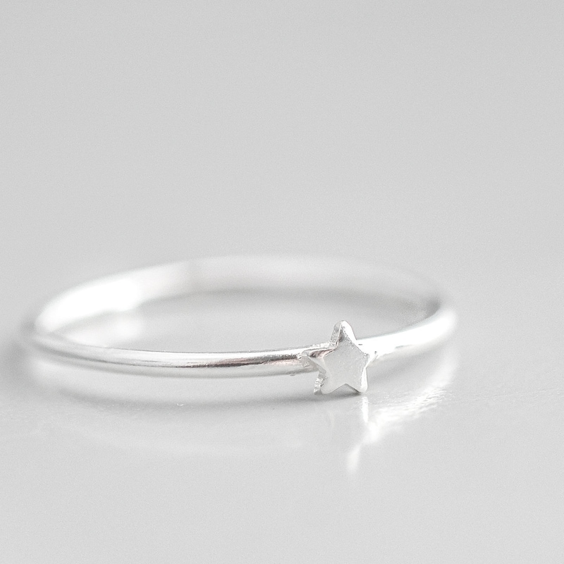 Dainty Silver Ring - Etsy