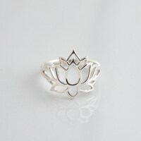 Lotus Ring - Etsy