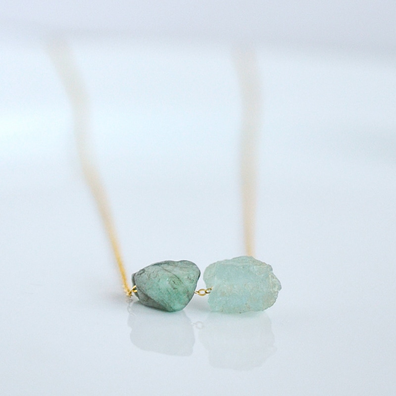 Dainty Raw Gem Jewelry - Etsy