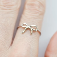 Bow Ring - Etsy